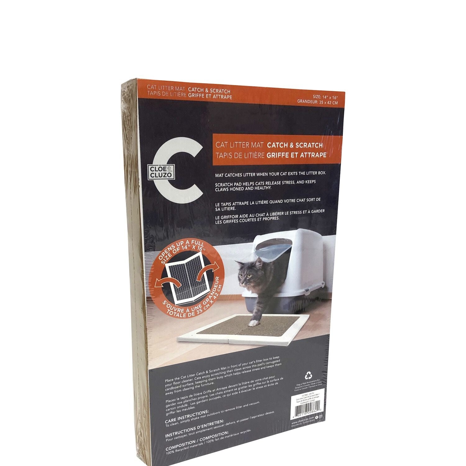 Cat Litter Mat - Catch & Scratch